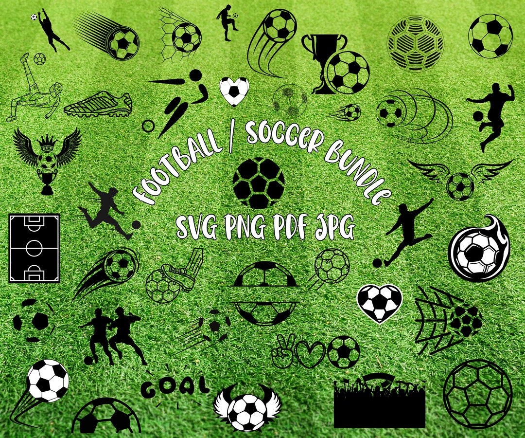 Soccer Svg Bundle, Soccer Svg Bundle, Soccer Ball Monogram Svg, Soccer ...