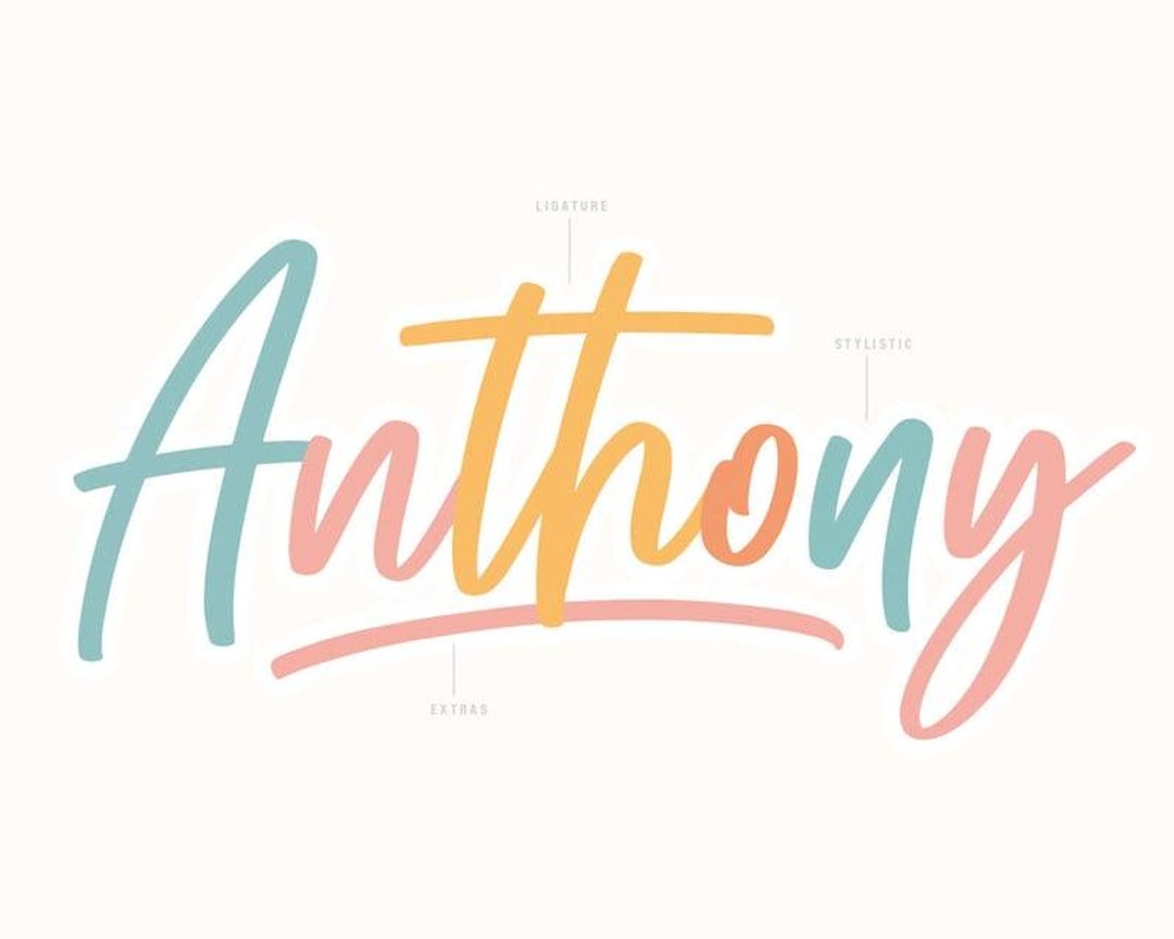 Script Font Svg, Cursive Font, Cricut Font, Handwritten Font, Holiday ...
