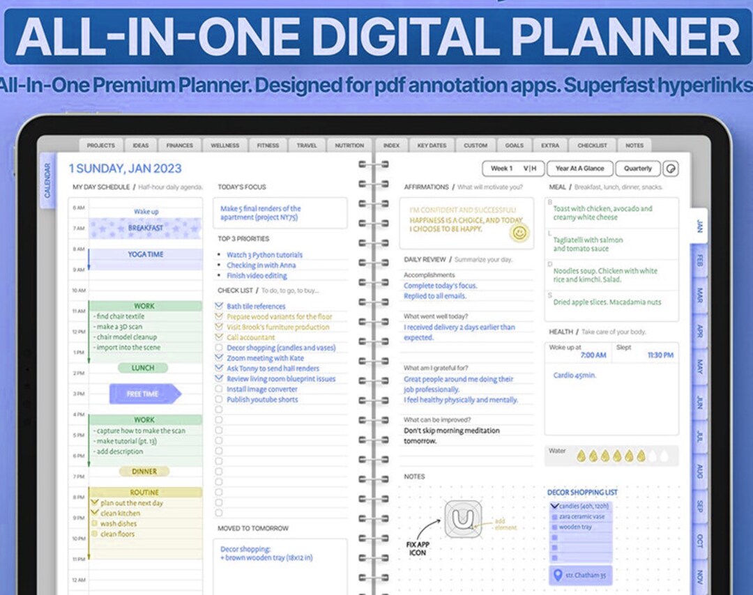 2024 Digital Planner, 2024 Swiftie Planner, 2024 Planner, Taylor Swift ...