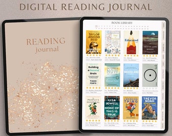 Digital Reading Journal, Digital Book Tracker for Goodnotes, iPad ...