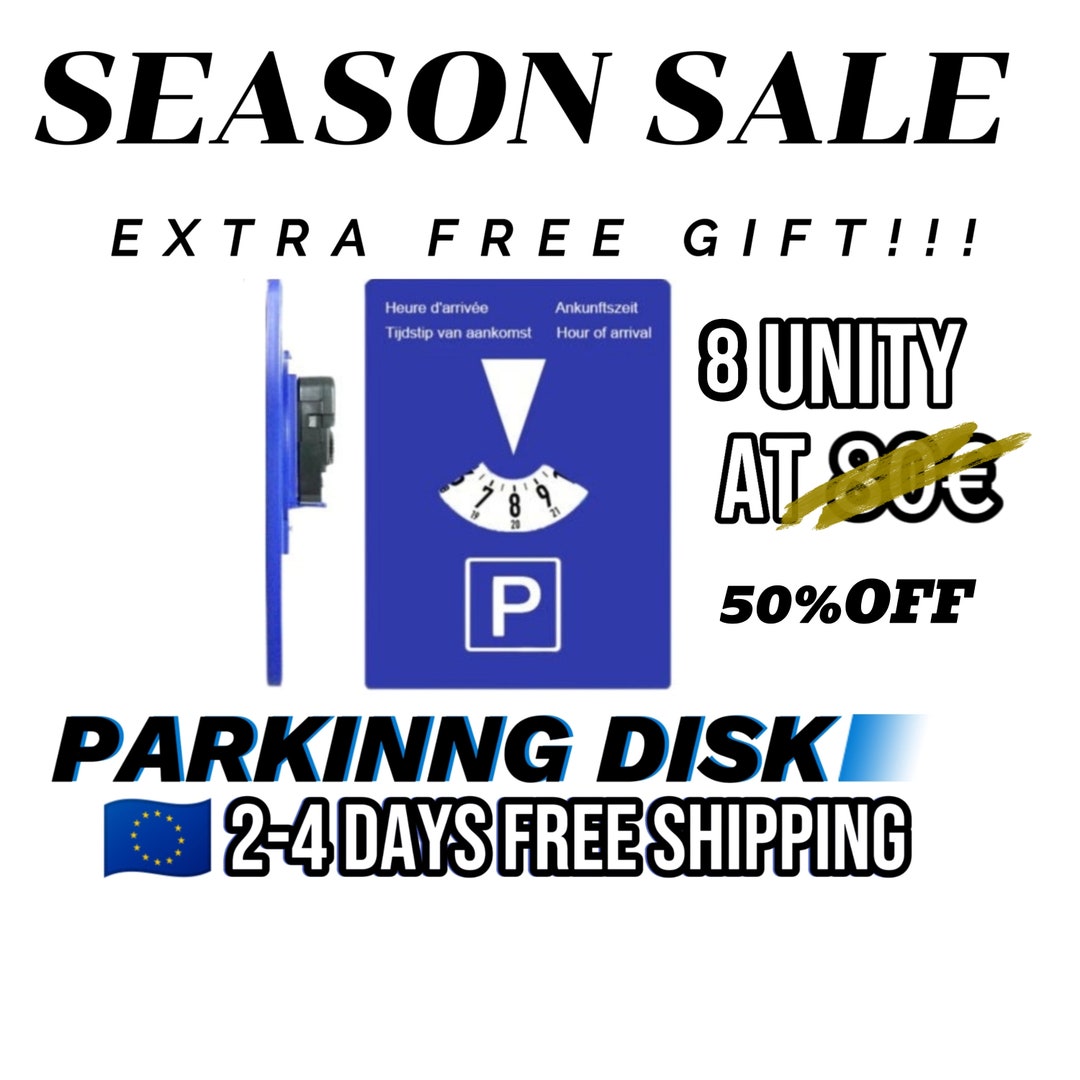 PROMOTION 8 Parking Discs Automatic Parking / Blue Automatic Parking ...