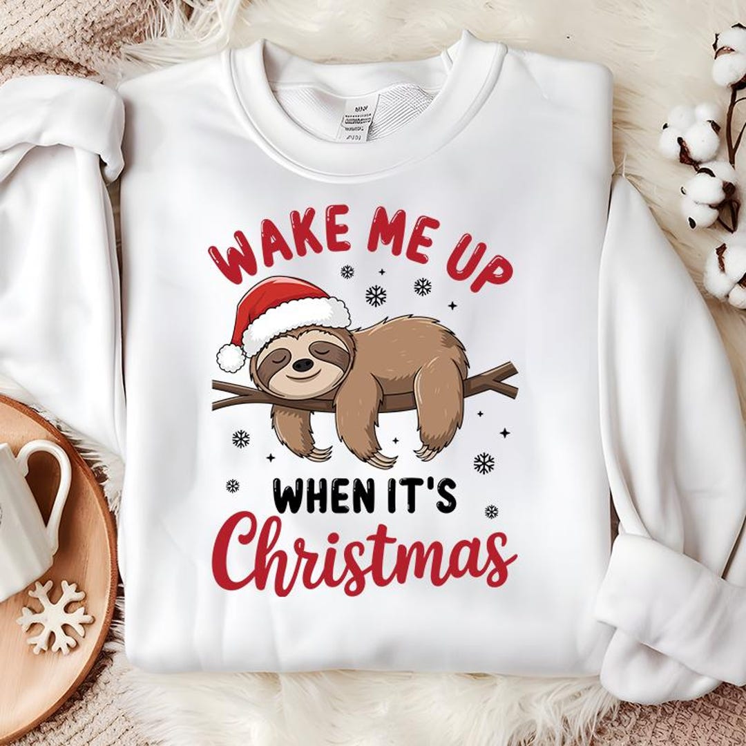 Christmas Sloth PNG, Sloth Christmas Svg, Winter Sloth Svg, Christmas ...