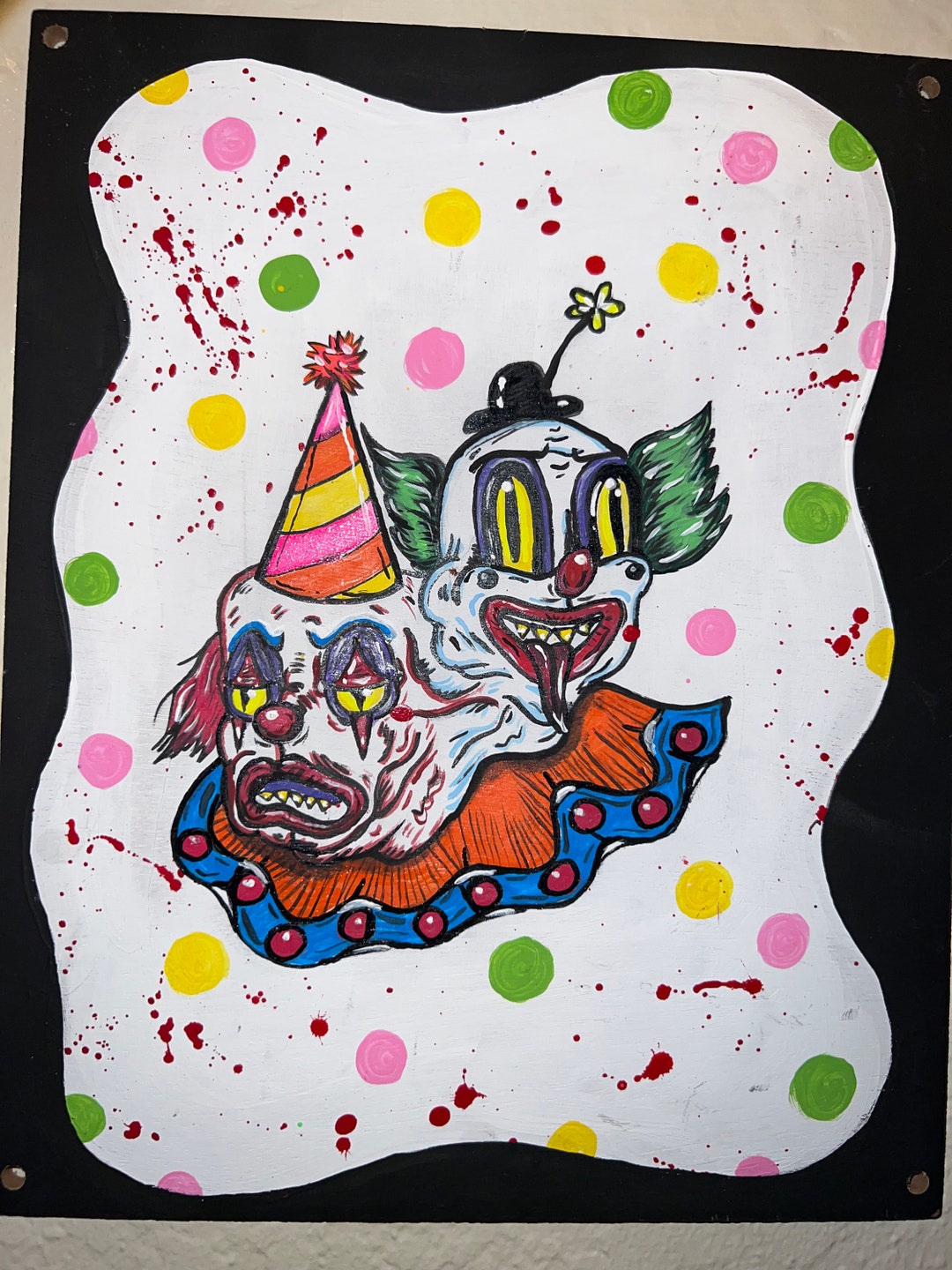 Two-faced Clown - Etsy