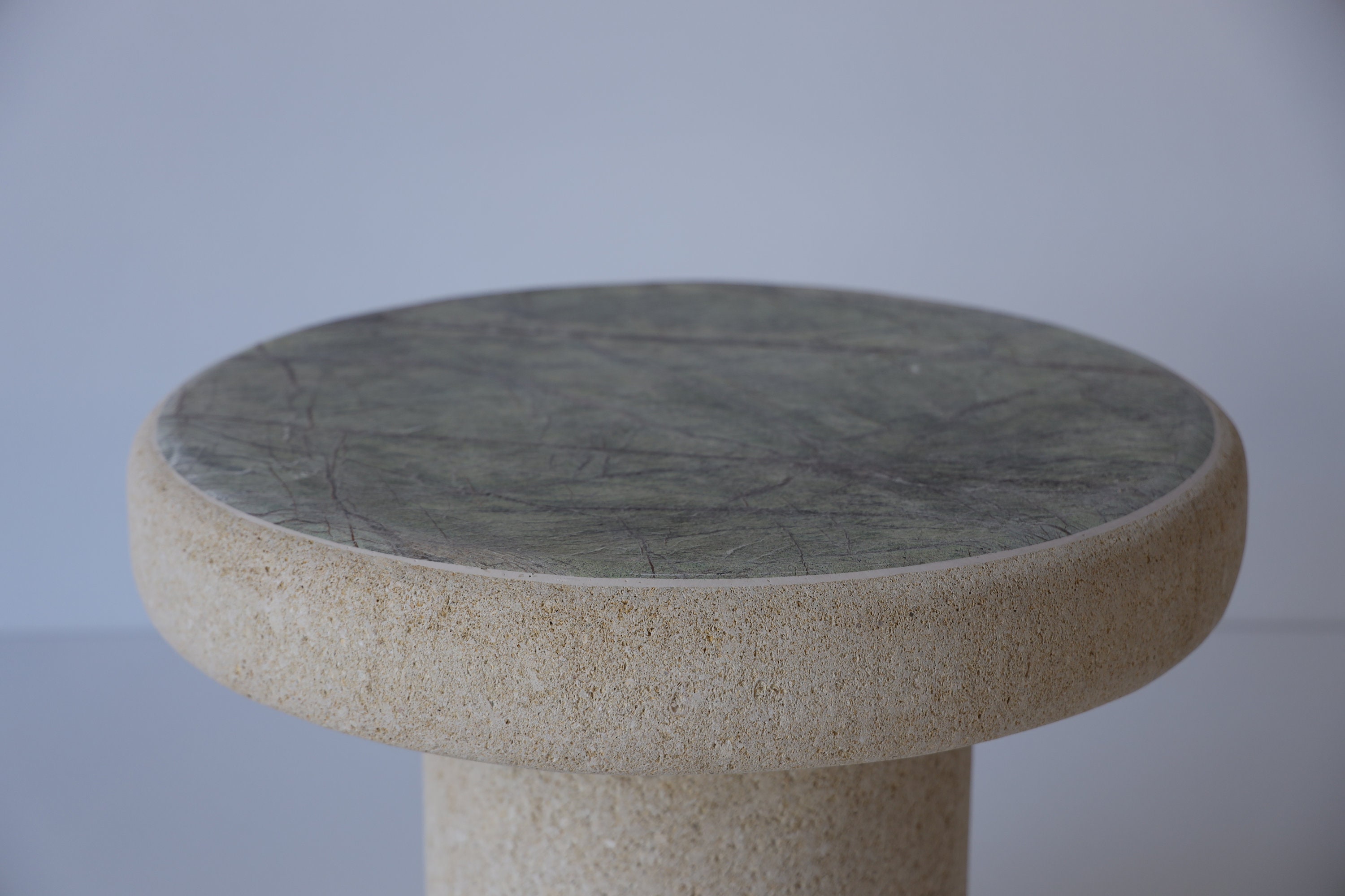 Forest Green Round Marble Coffee Table - Etsy