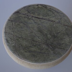 Forest Green Round Marble Coffee Table - Etsy