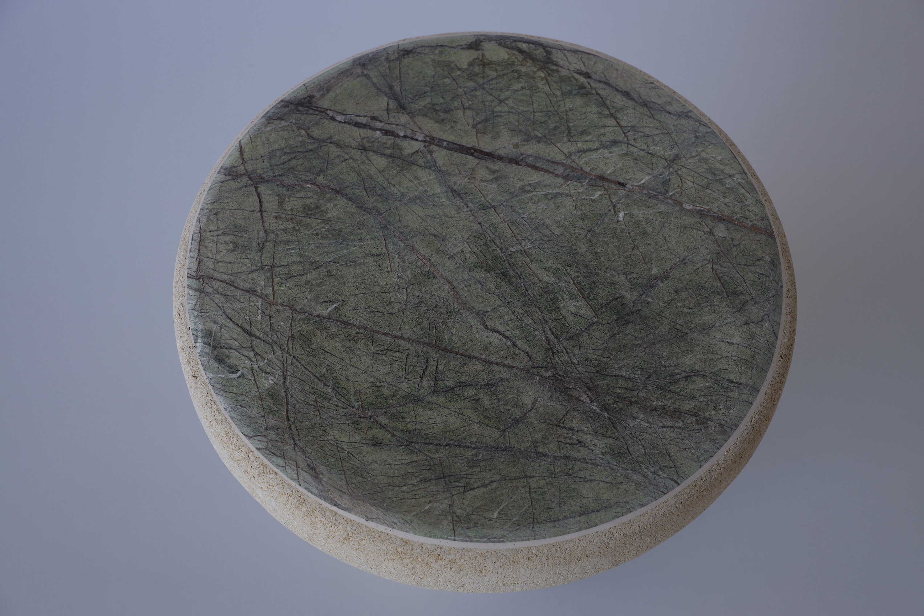 Forest Green Round Marble Coffee Table - Etsy