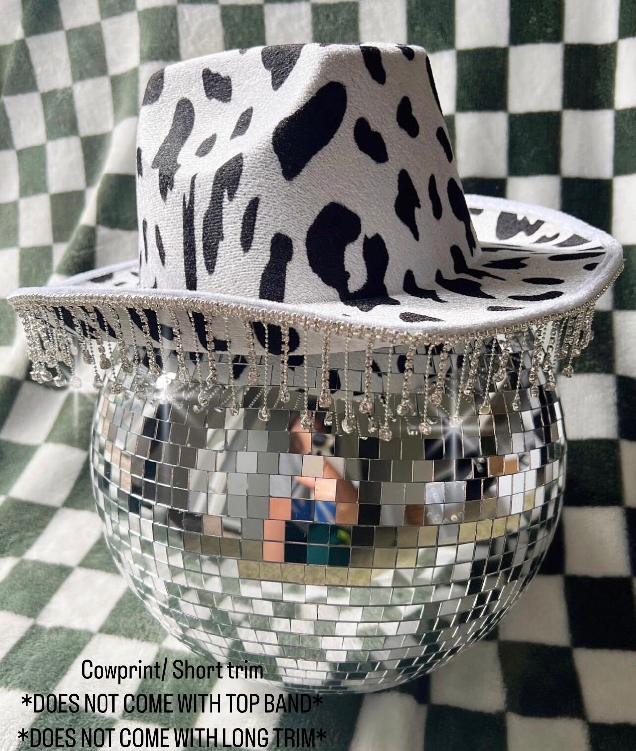 Cowboy Diamond Trim Hats - Etsy