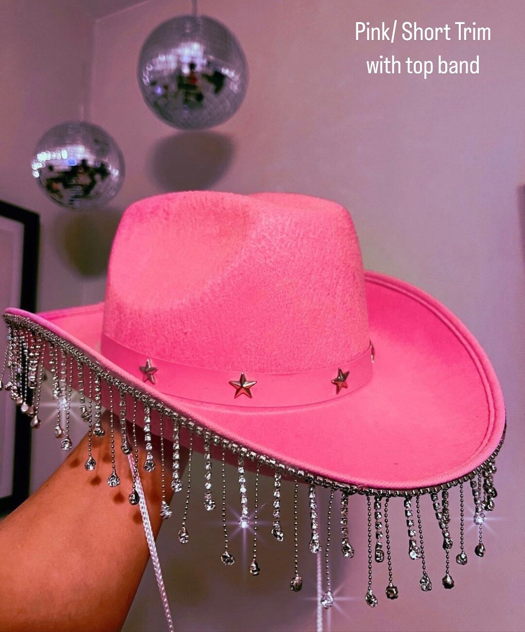 Cowboy Diamond Trim Hats - Etsy