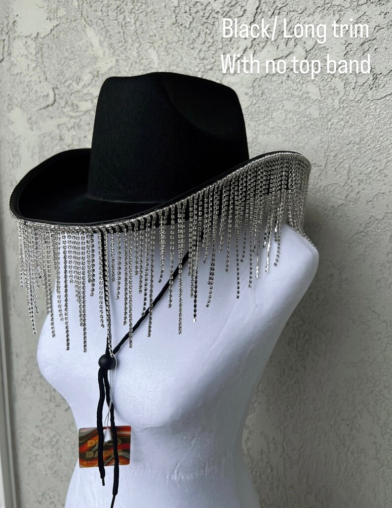 Cowboy Diamond Trim Hats - Etsy
