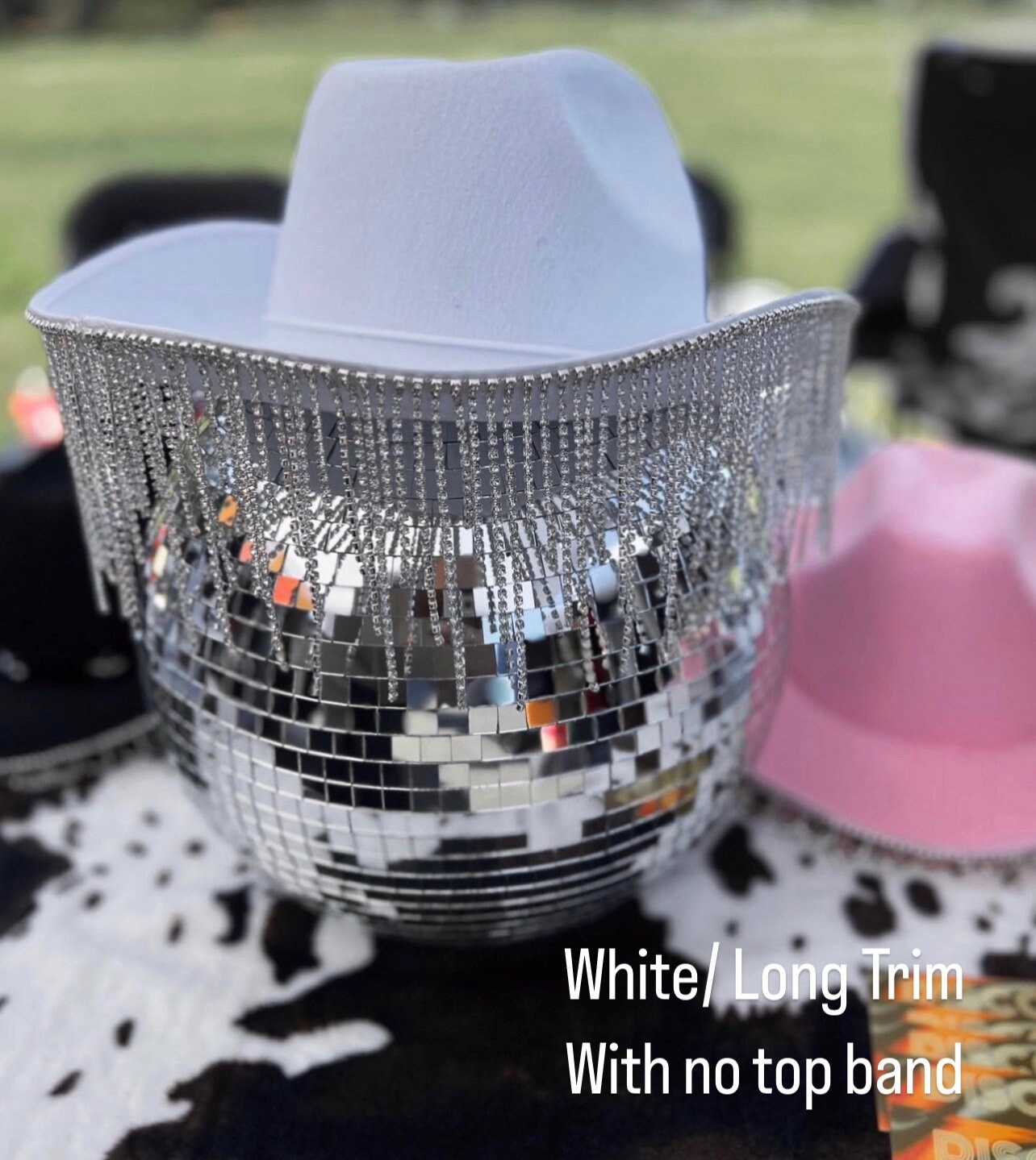 Cowboy Diamond Trim Hats - Etsy