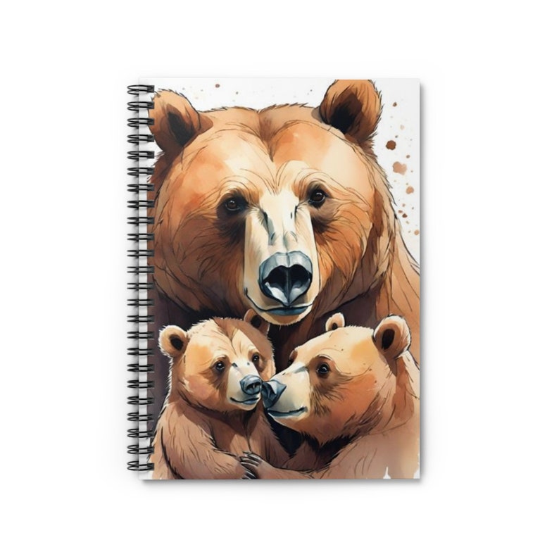 Bear Spiral Notebook: Embrace Creativity With Charming Bear Design ...