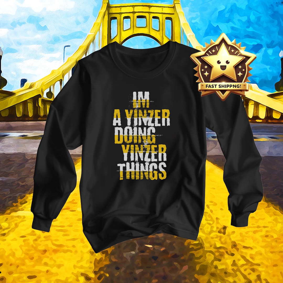Yinzer Things Long Sleeve Tee - Pittsburgh Gift - Etsy