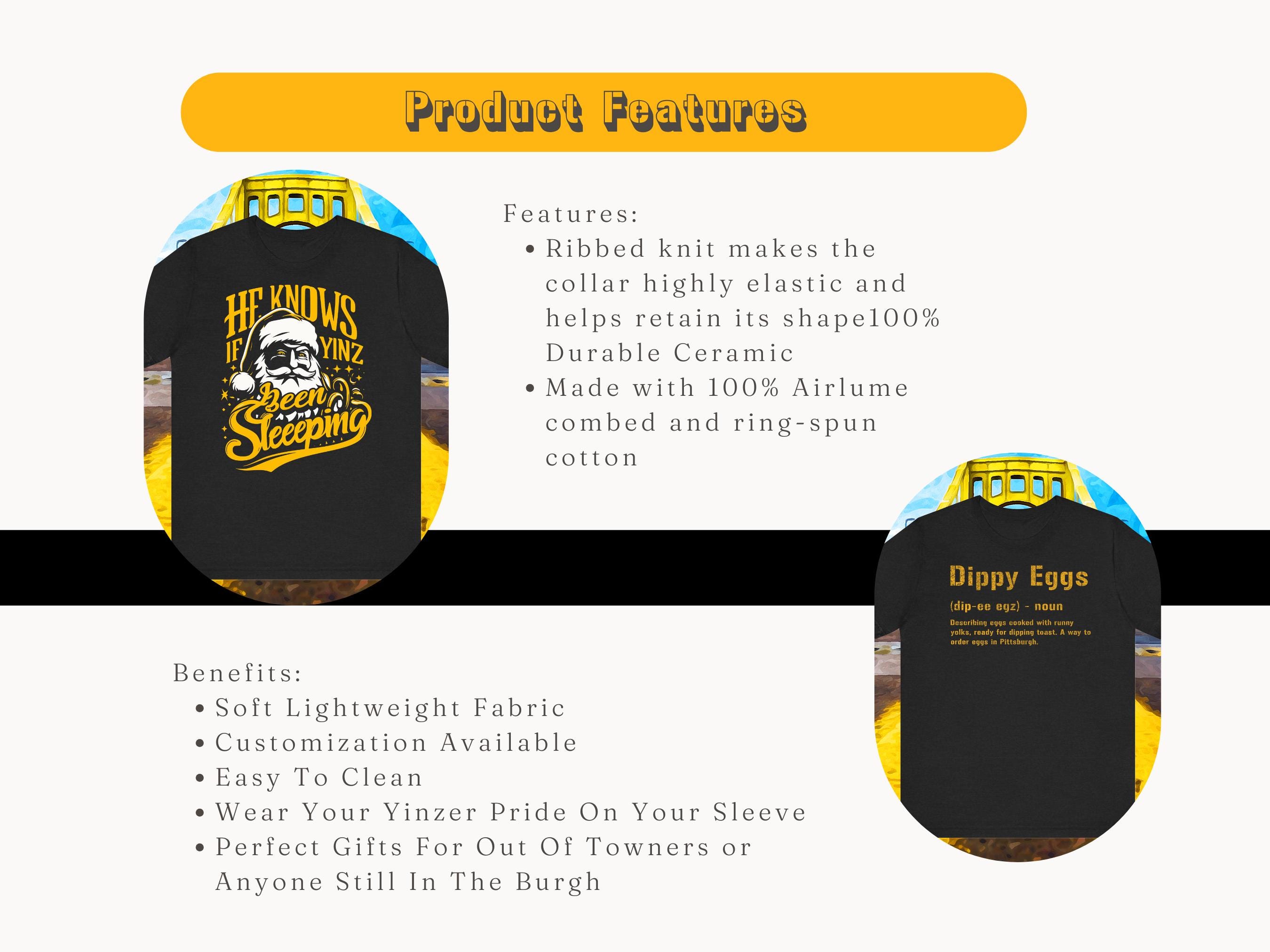 Dippy Eggs Pittsburghese Definition T-shirt: Pittsburghese Yinzer Gift ...
