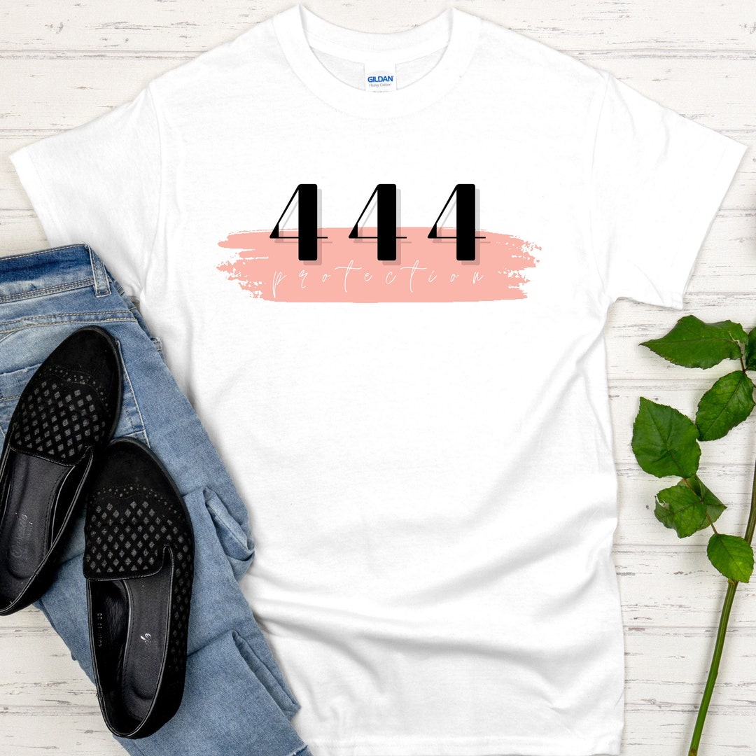 Angel Numbers T-shirt 444 Protection Lucky Numbers Positive - Etsy