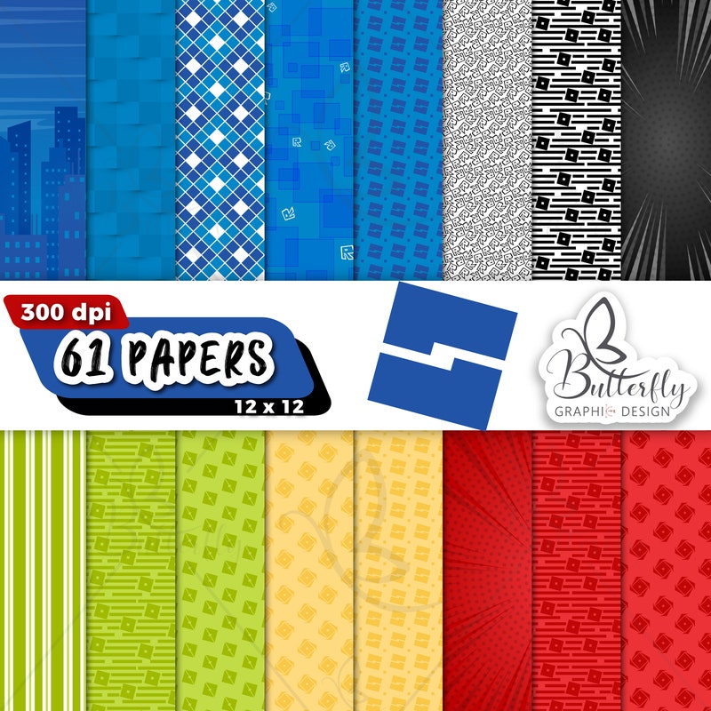 Roblox Papercraft Paper - Etsy