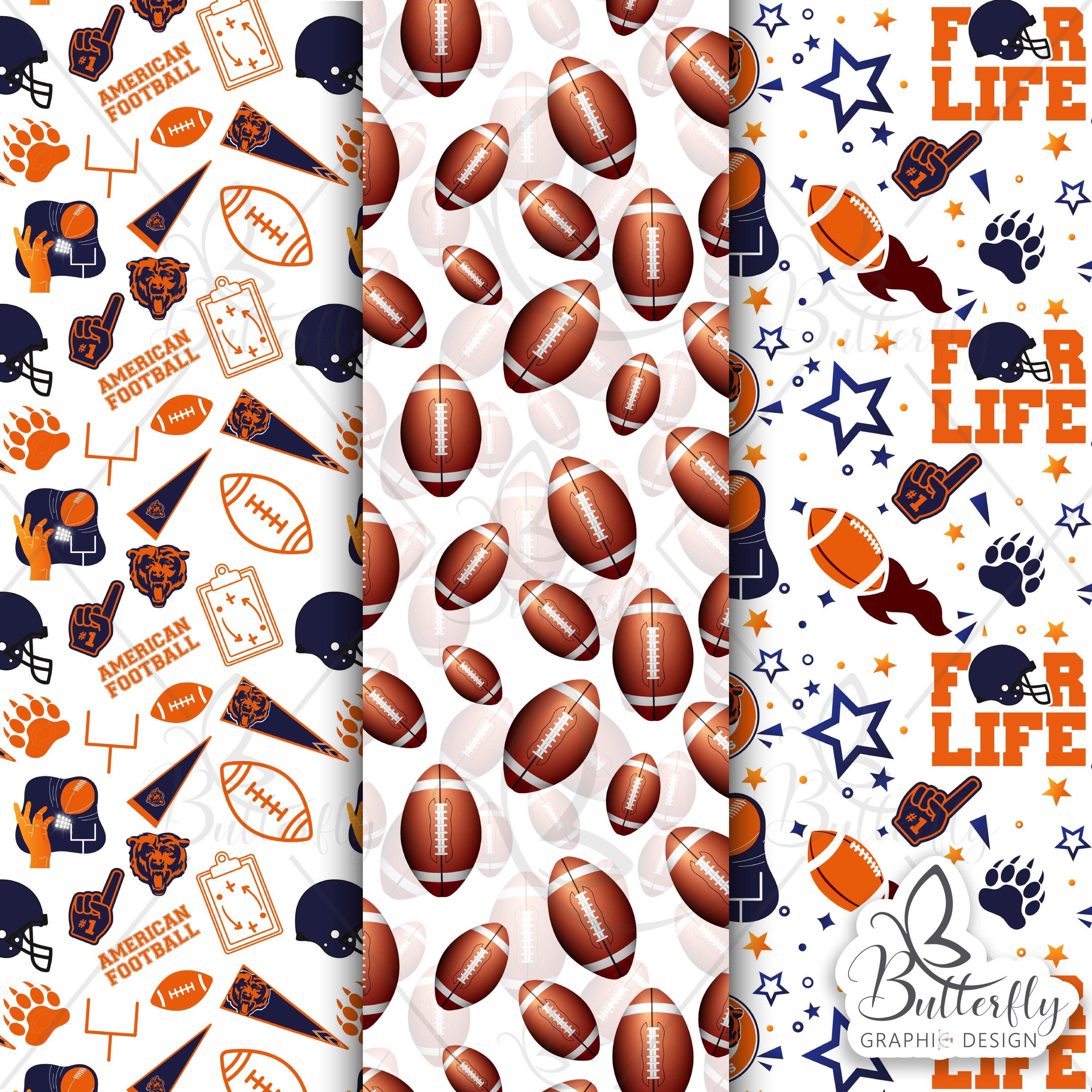 American Football Digital Paper, Scrapbook American Football - Etsy