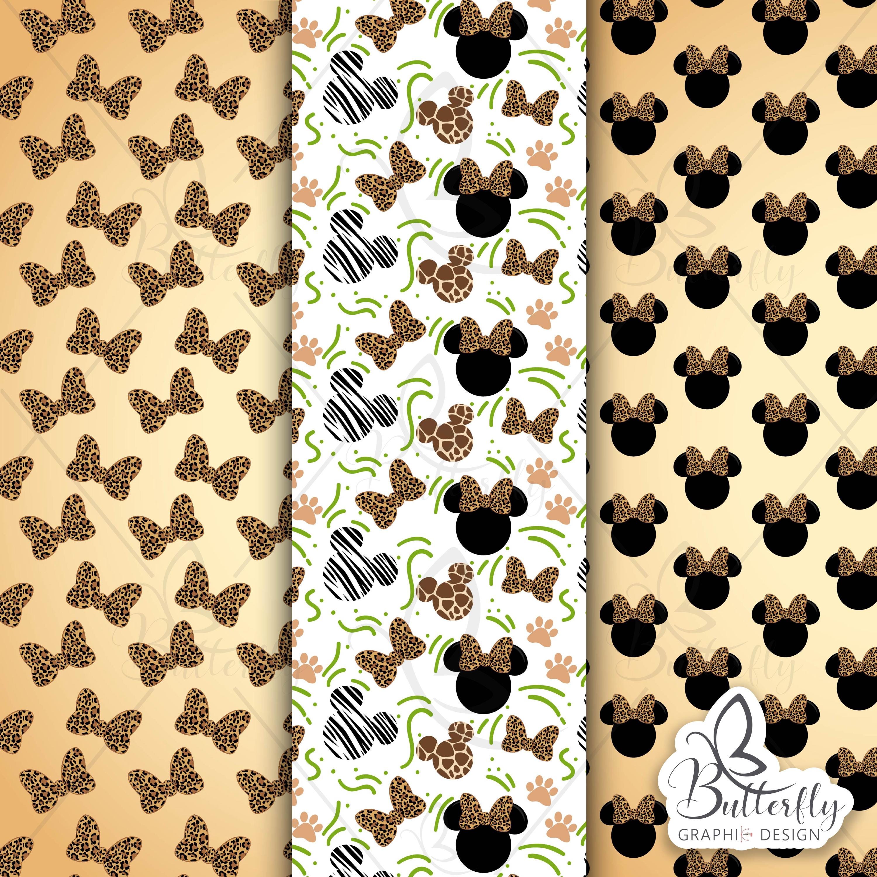 Mouse Safari Digital Paper, Scrapbook Safari, Animal Kingdom Paper - Etsy