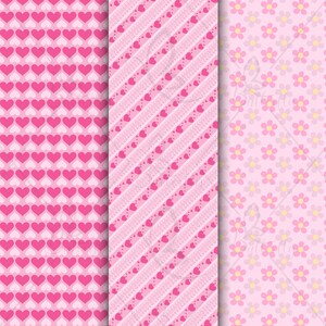 Kawaii Kitty Cat Digital Paper, Scrapbook Cat - Etsy