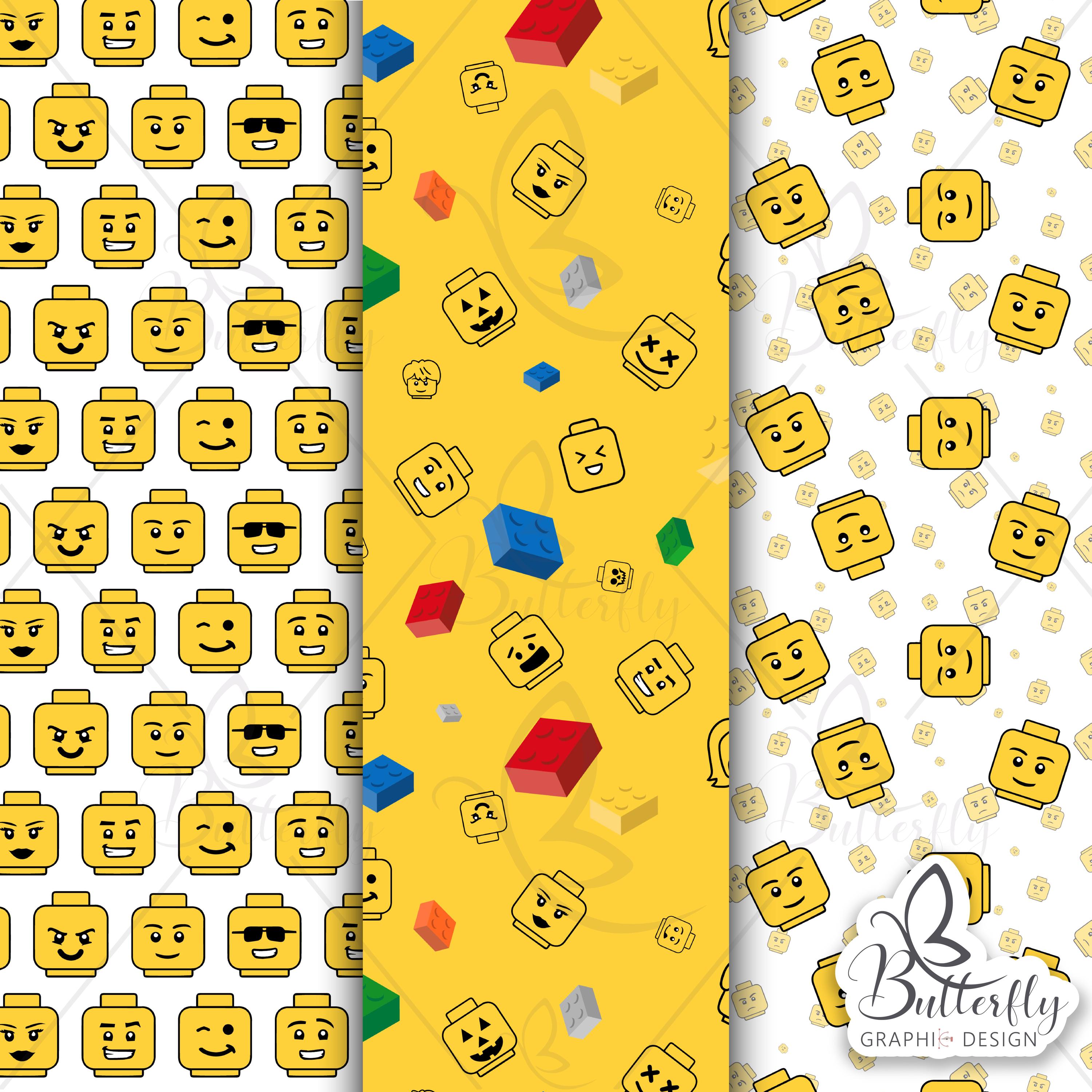 Blocks Digital Paper, Scrapbook Blocks - Etsy