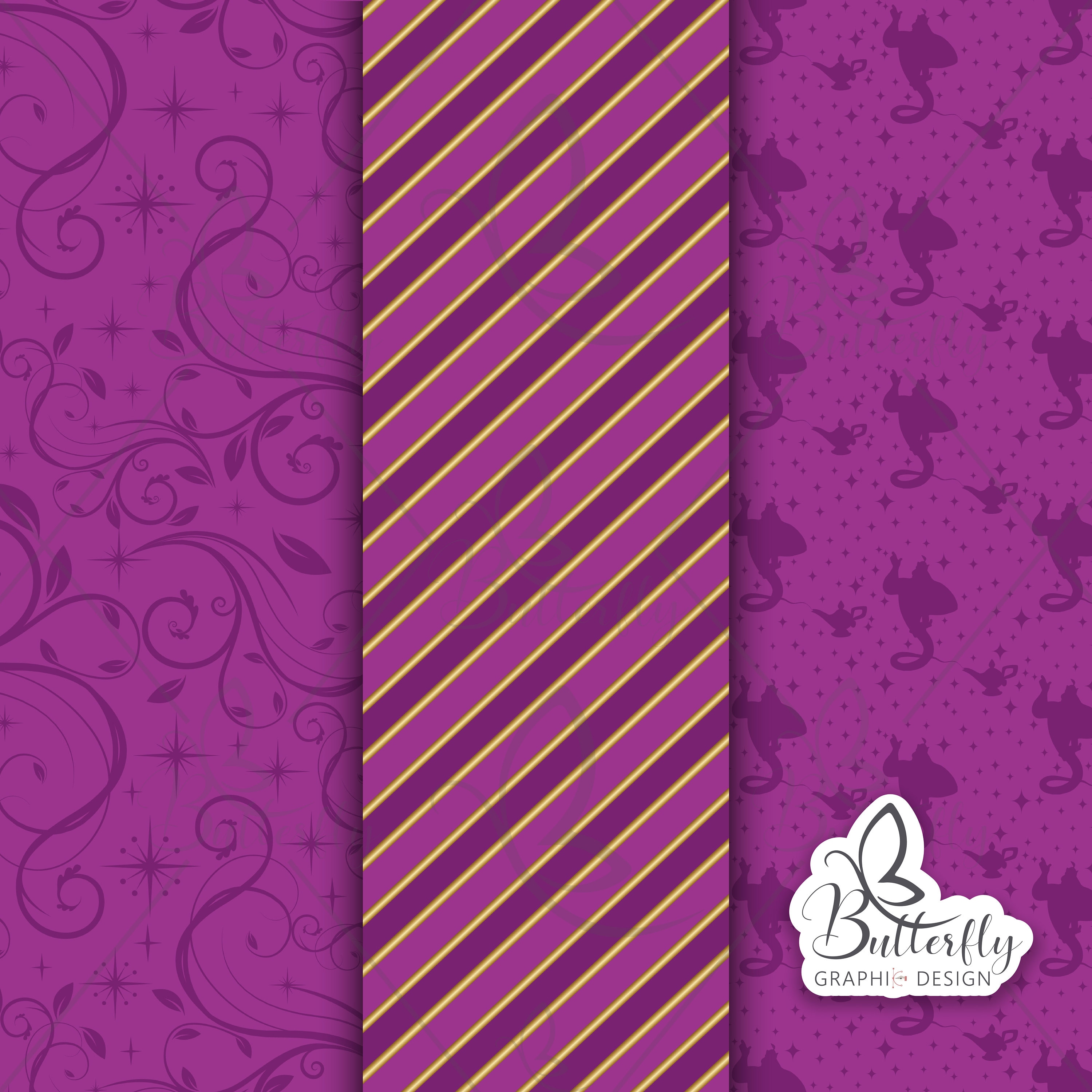 Arabian Princess Digital Paper, Scrapbook, Wallpaper, Princess ...