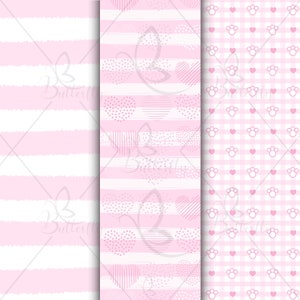 Kawaii Kitty Cat Digital Paper, Scrapbook Cat - Etsy