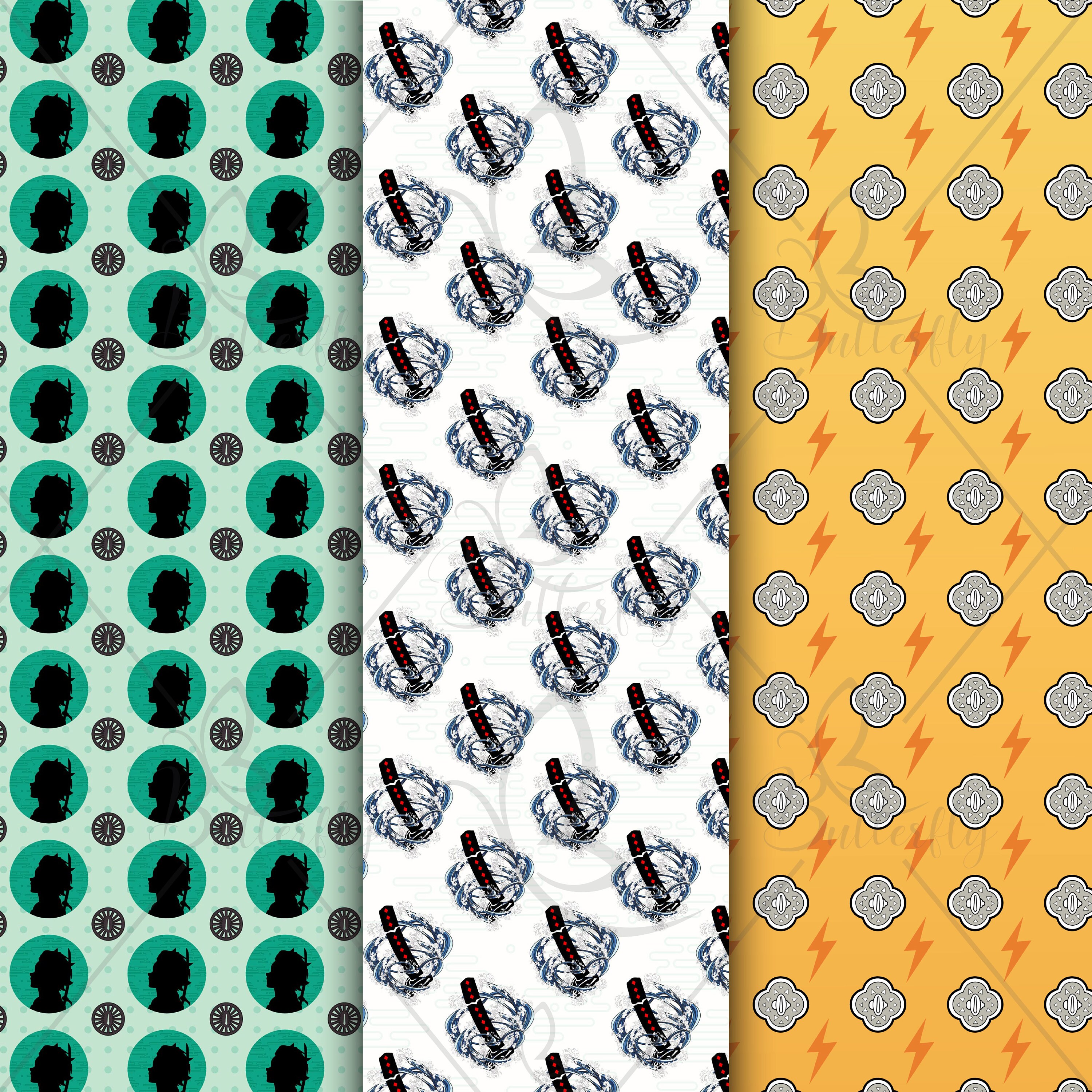 Anime Digital Paper, Scrapbook, Wallpaper Anime - Etsy