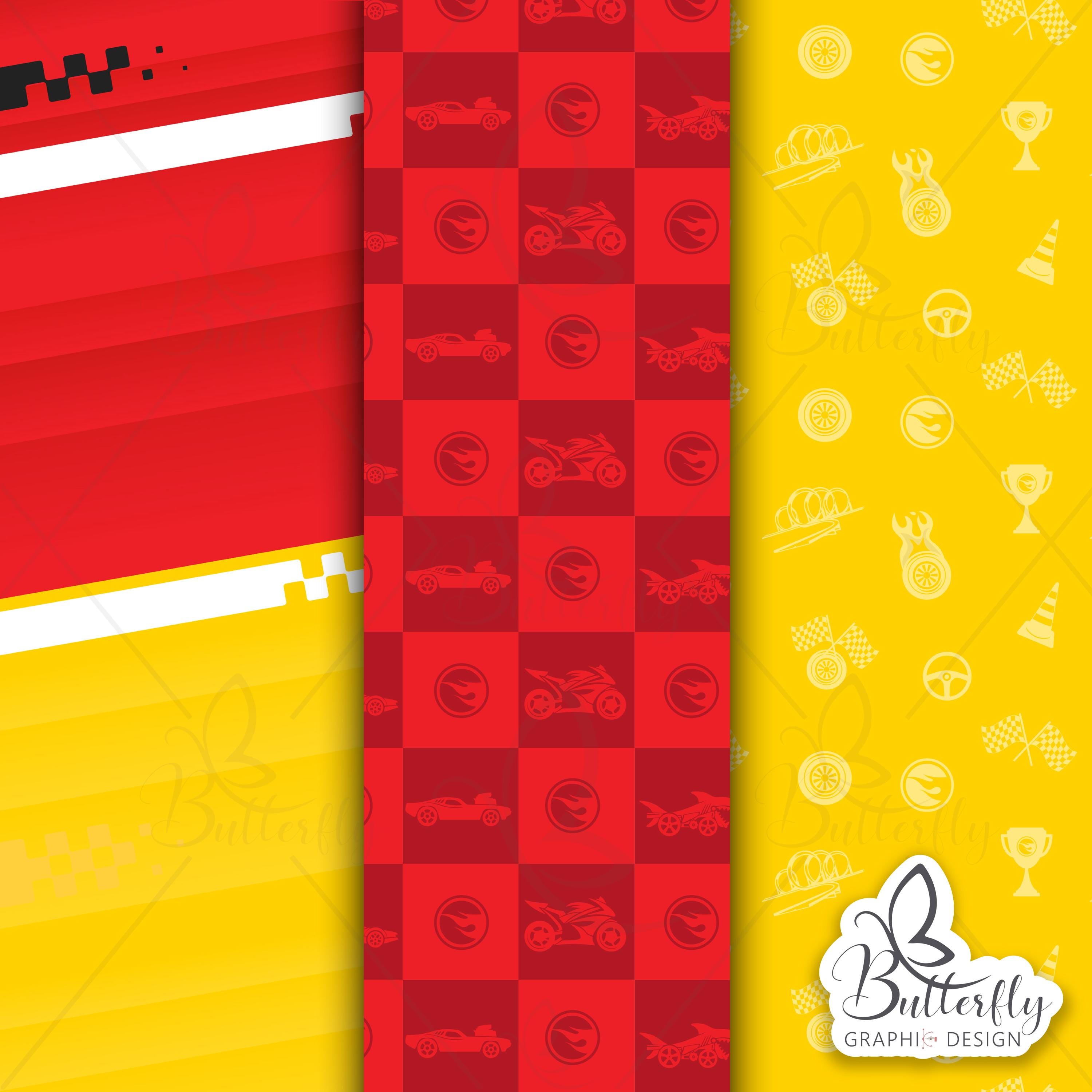 Race Digital Paper, Scrapbook - Etsy