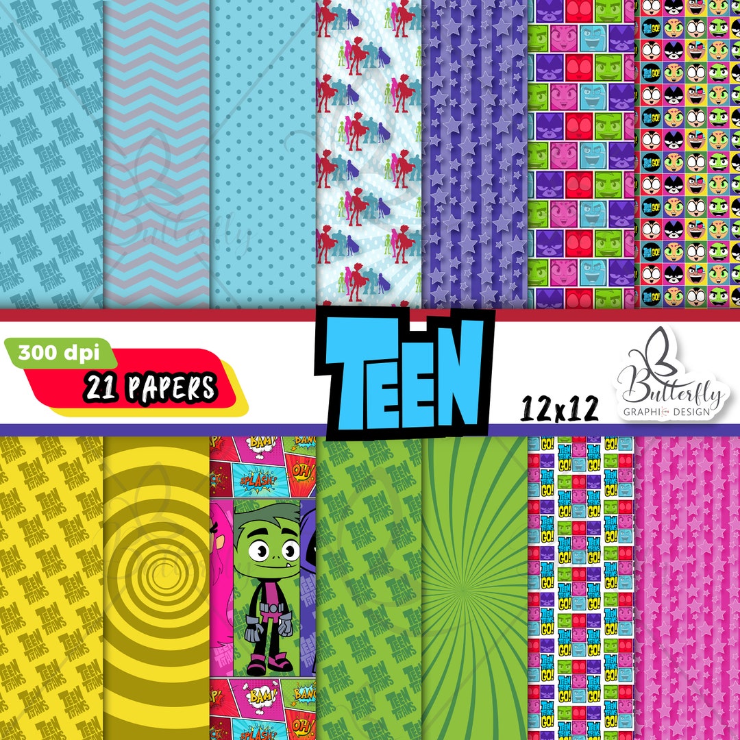 Teen Digital Papers, Teen Cliparts - Etsy