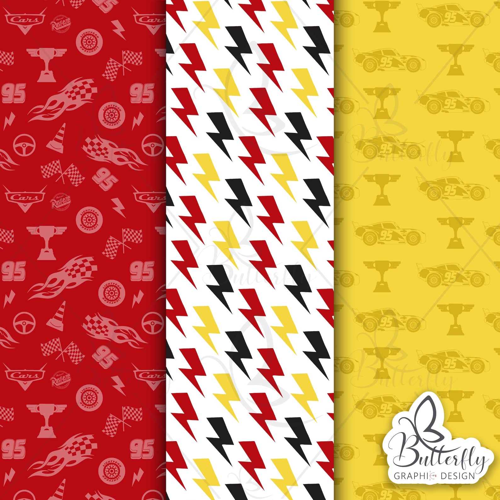 Cars Digital Paper, Scrapbook Cars - Etsy