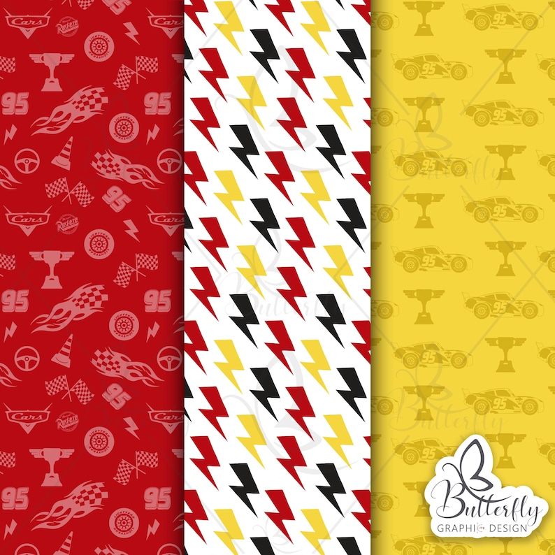 Cars Digital Paper, Scrapbook Cars - Etsy
