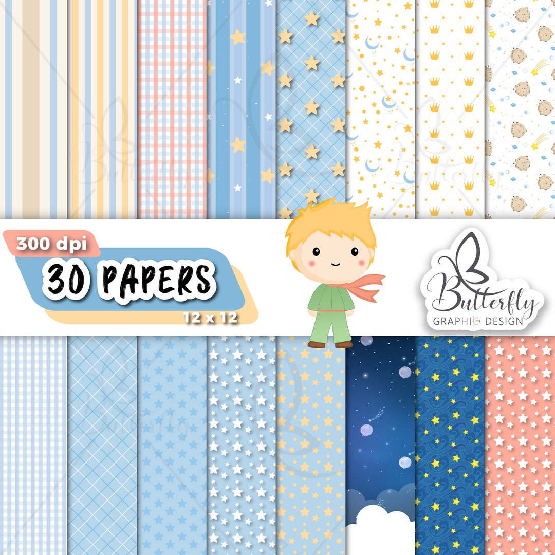 Prince Digital Paper, Scrapbook, Background - Etsy