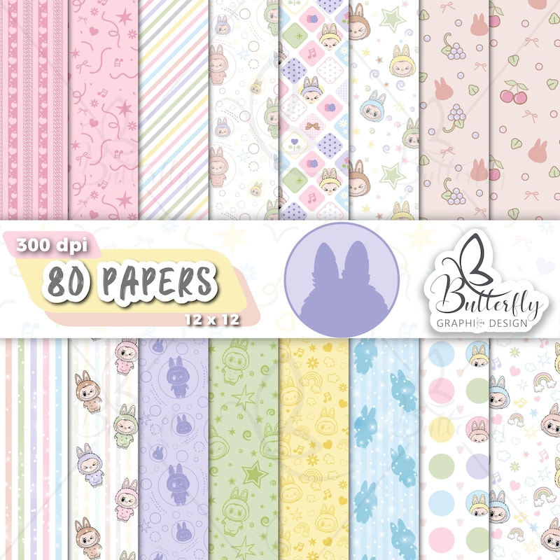 Labubu Papercraft - Etsy