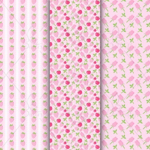 Kawaii Kitty Cat Digital Paper, Scrapbook Cat - Etsy