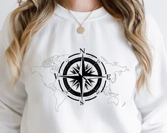 Nautical Compass SVG Files | Compass Cut Files | Nautical Compass ...