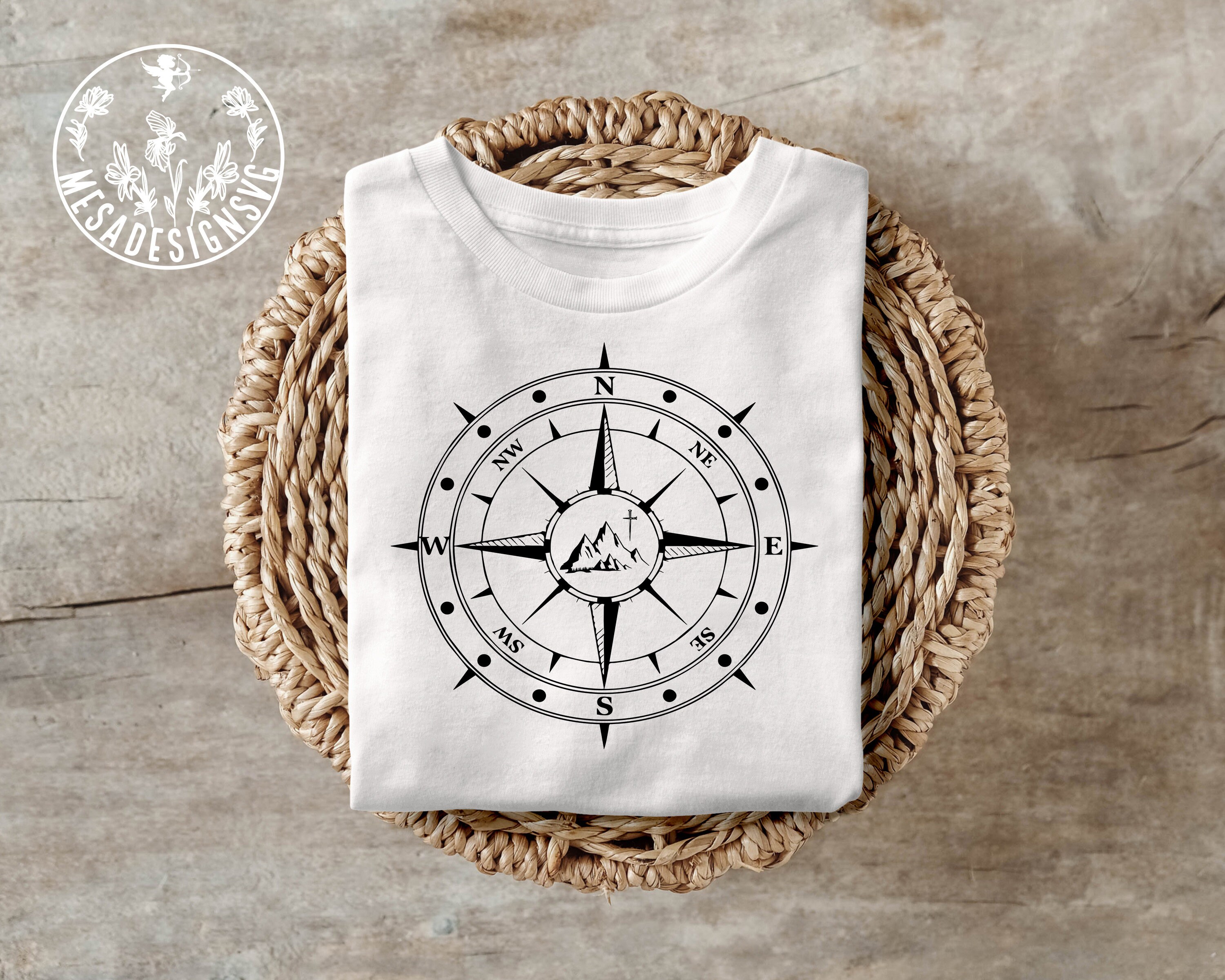 Nautical Compass SVG Files | Compass Cut Files | Nautical Compass ...