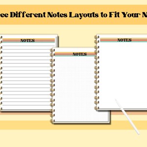 Retro Digital Planner, 2023 2024 Fully Hyperlinked Digital Planner ...