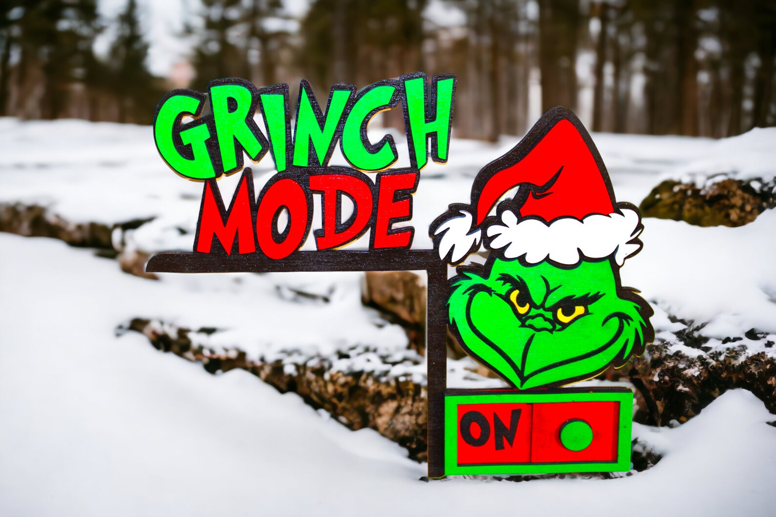 Grinch Corner Frame Décor - Etsy