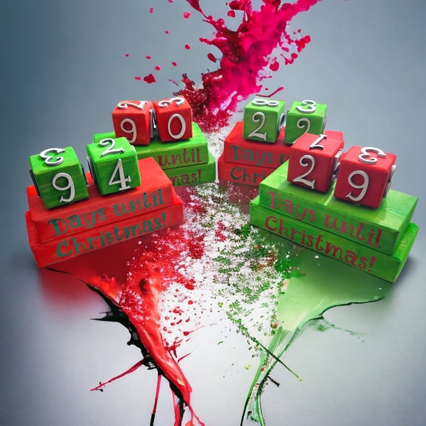 Countdown Blocks - Etsy