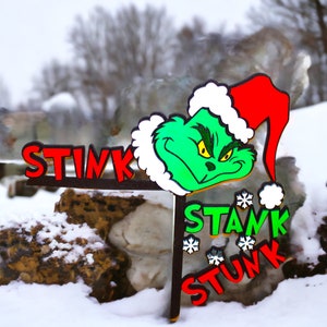 Grinch Corner Frame Décor - Etsy