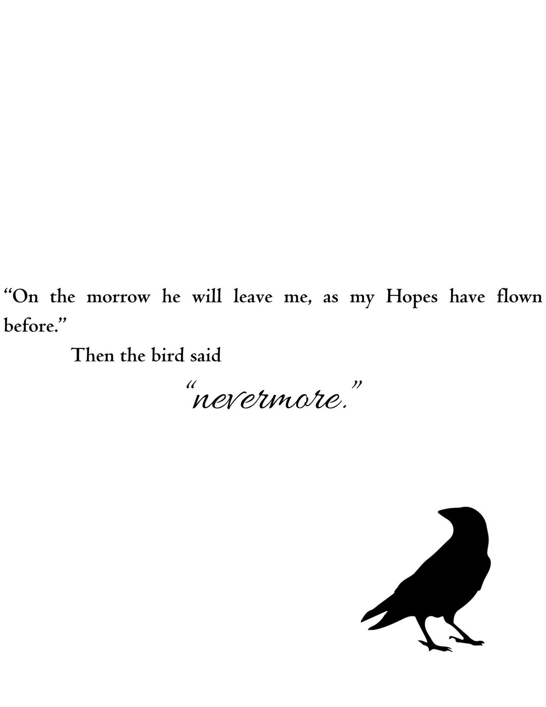 Nevermore Print - Etsy
