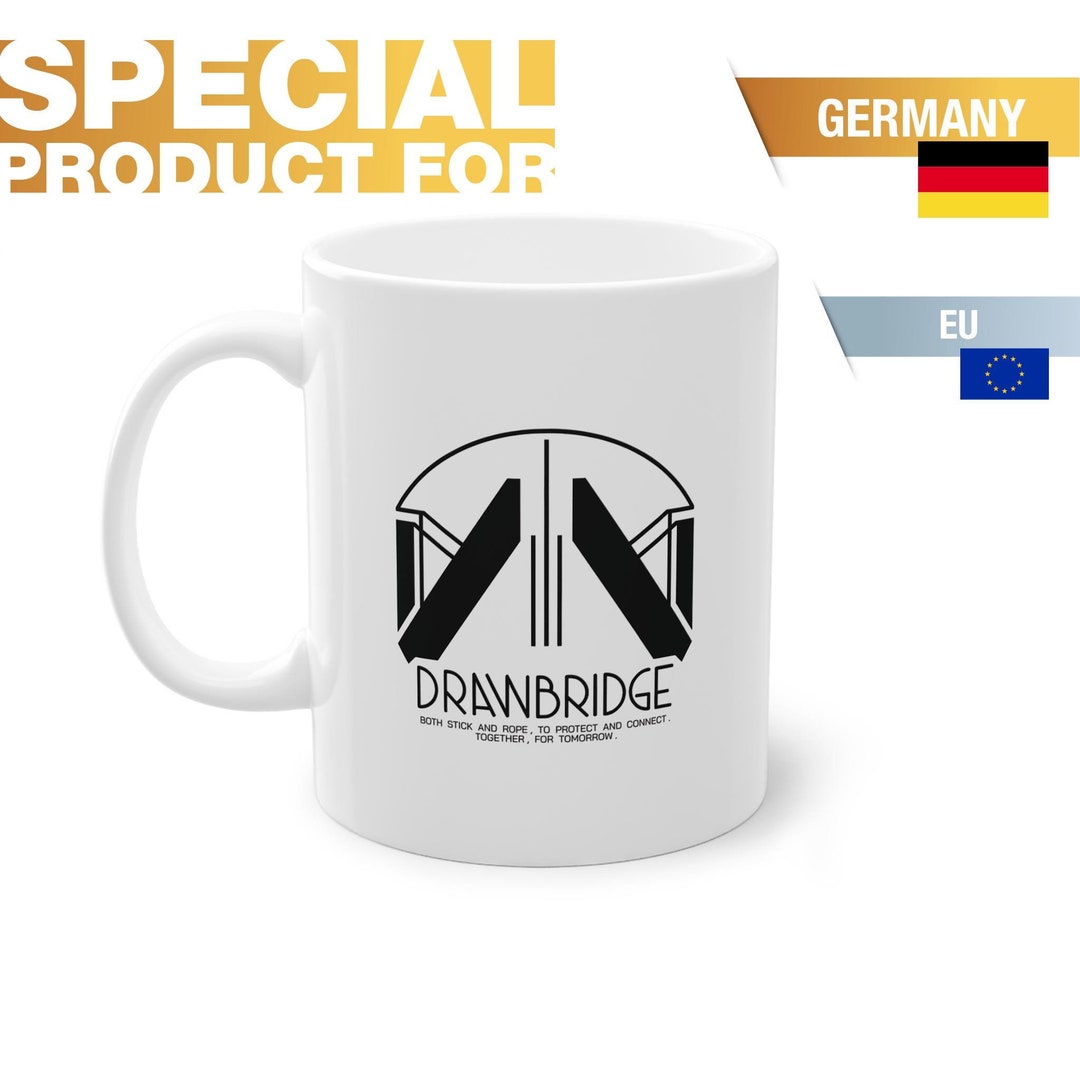 Death Stranding 2 Mug - Drawbridge Logo and "should We Have Connected ...