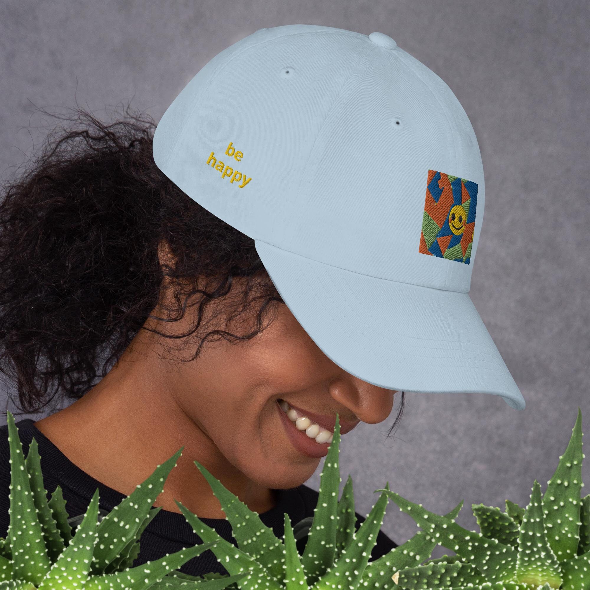 Happy Face Hat Smiley Be Happy Hat - Etsy