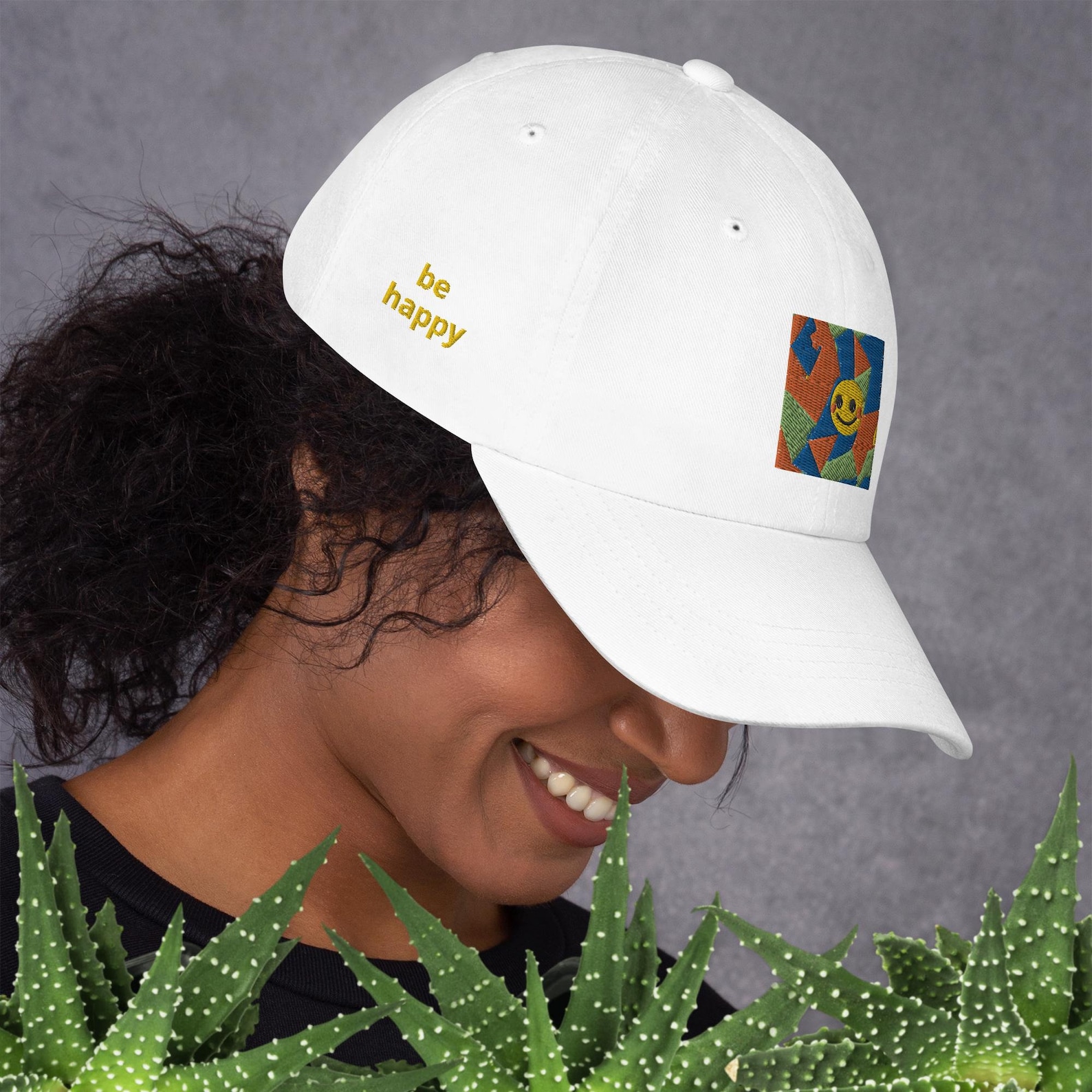 Happy Face Hat Smiley Be Happy Hat - Etsy