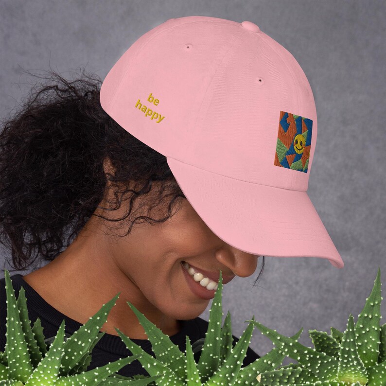 Happy Face Hat Smiley Be Happy Hat - Etsy