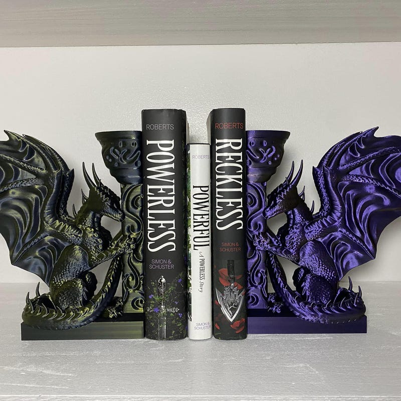 Dragon Bookends - Etsy