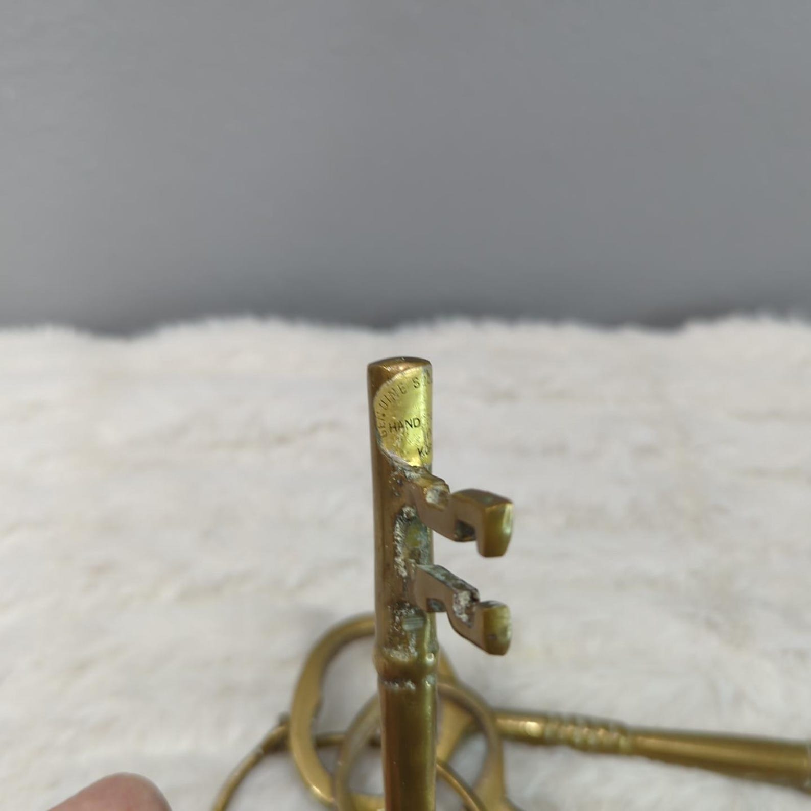 Vintage Genuine Solid Brass Set of 6 Skeleton Keys - Etsy