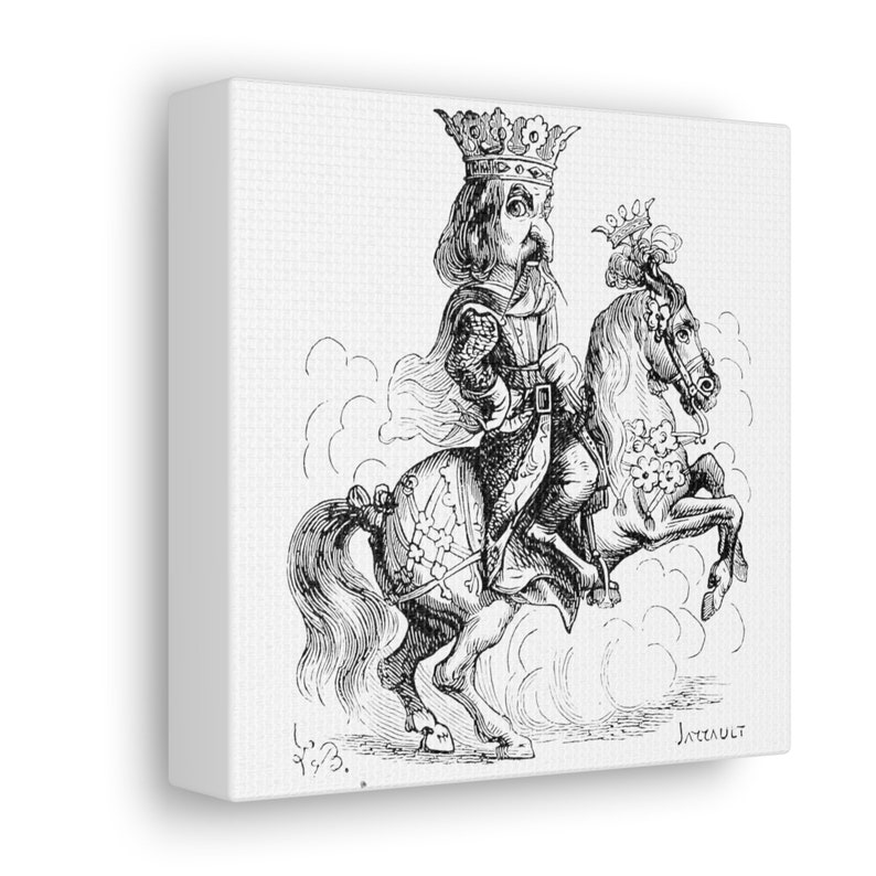 Berith Baal Demon Canvas Print, Occult Decor, Ars Goetia - Etsy