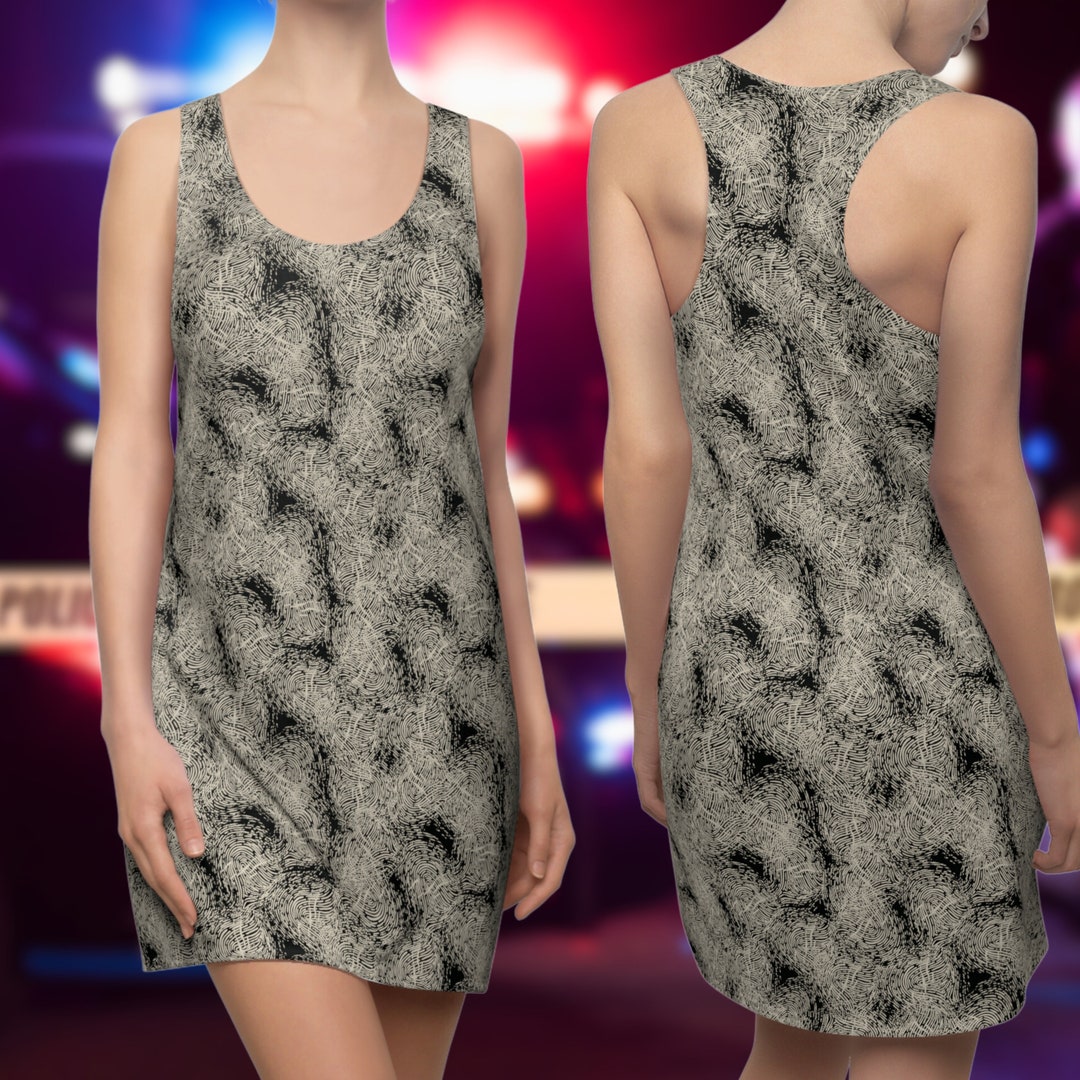 Fingerprints Racerback Dress, True Crime, Forensic Science Tank - Etsy