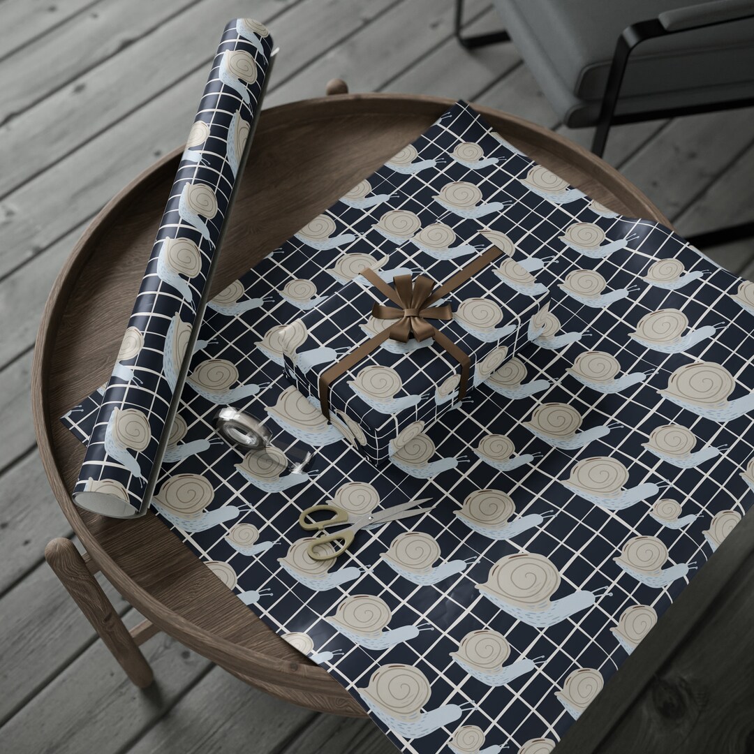 Snail Wrapping Paper, Cottagecore Gift Wrap - Etsy