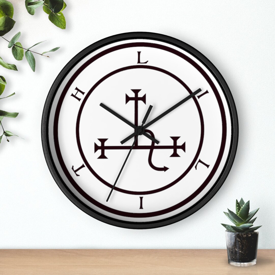 Lilith Sigil Wall Clock - Etsy